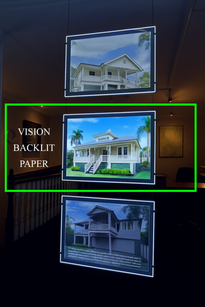 A4 – BACKLIT PAPER – 5pcs Sample - LED BACKLIT PAPER